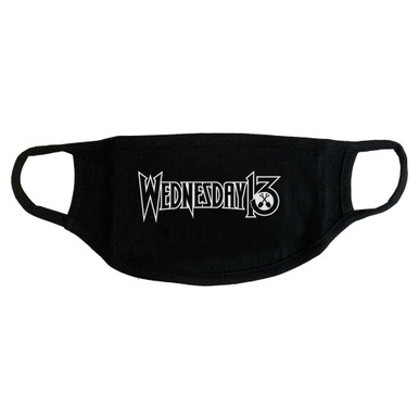 Wednesday 13 Logo Face Cover - Blacklight.com