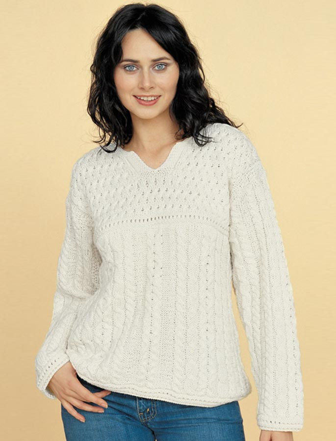 ladies crew neck sweaters, Keyhole Sweater | Glenarans