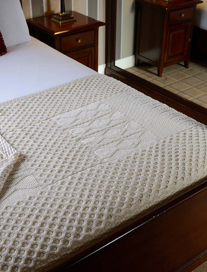 O'Shea Clan Aran Throw