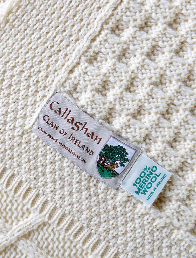 Callaghan Clan Throw, Wool Throw, Irish Throw, Throw Over, Sofa Throw