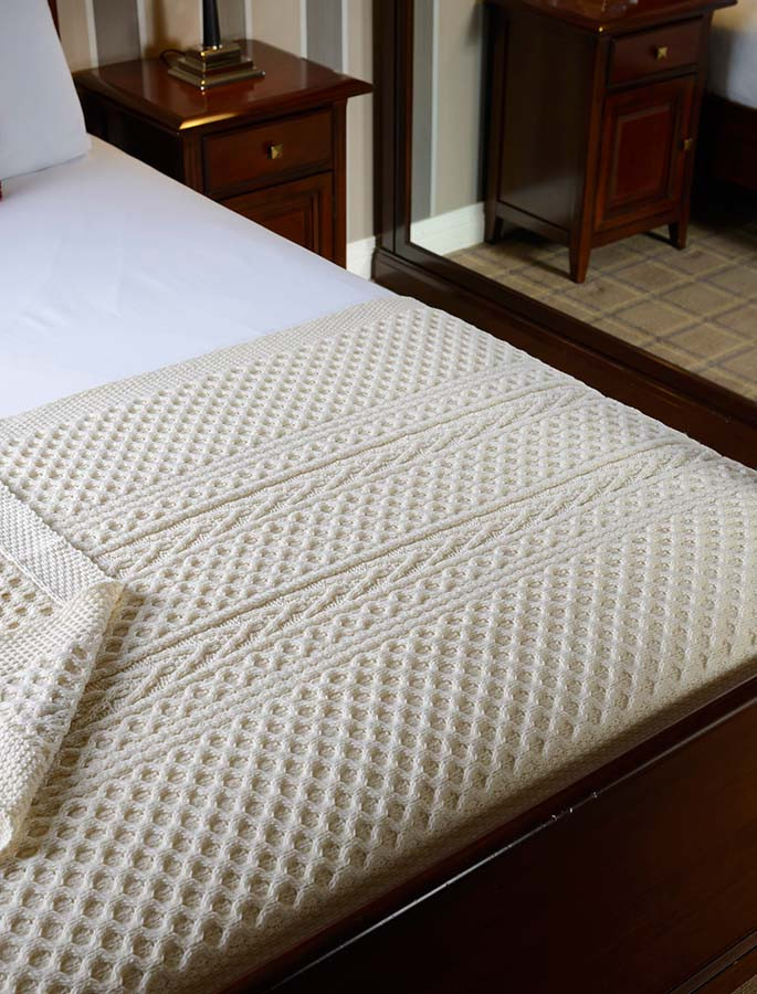 Dempsey Clan Throw, Wool Throw, Irish Throw, Throw Over, Sofa Throw
