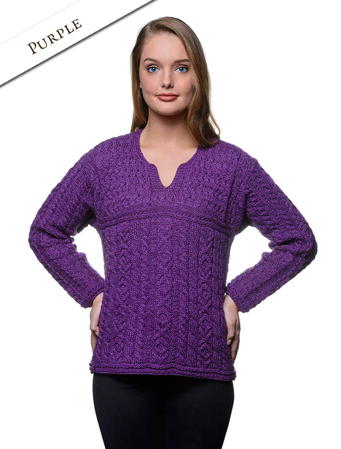 ladies crew neck sweaters, Keyhole Sweater | Glenarans
