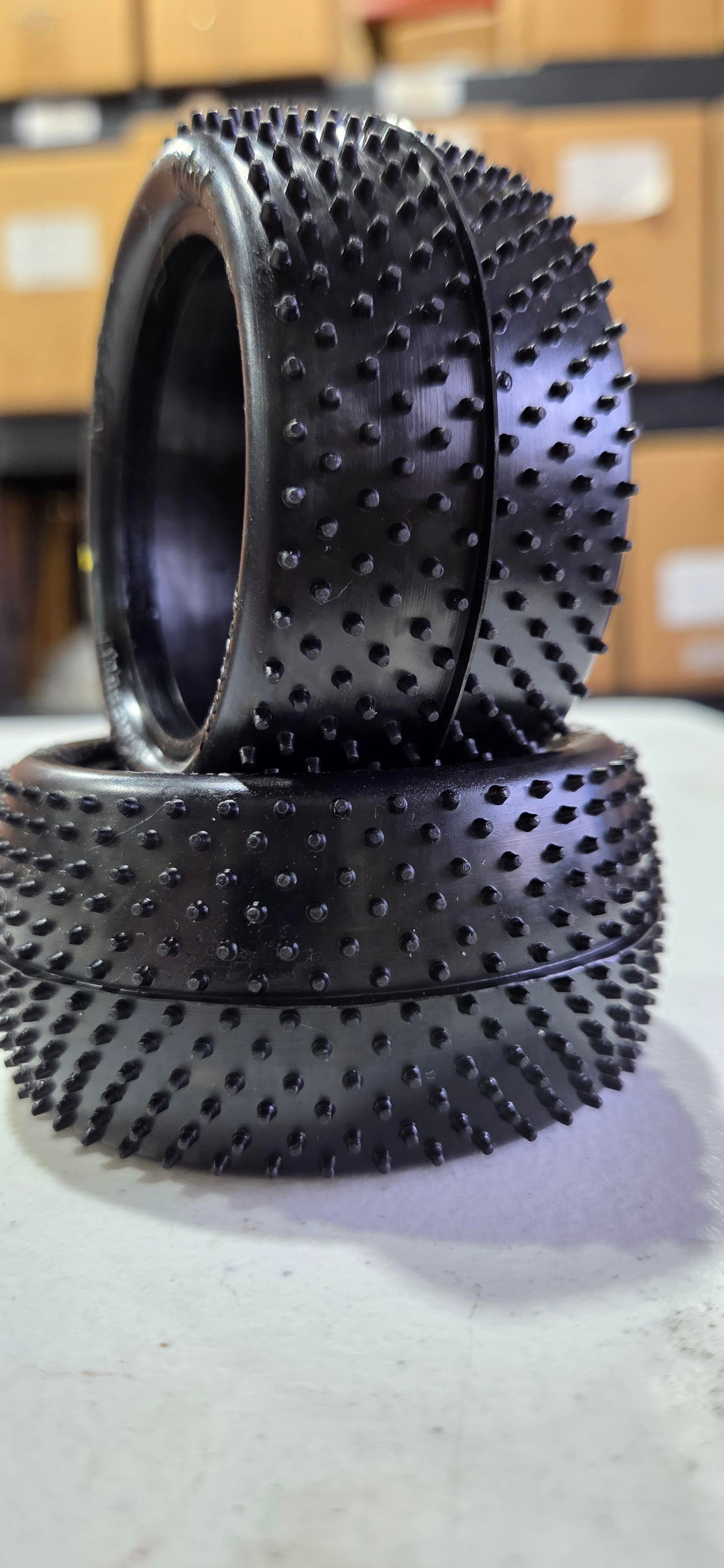 Rug Burn 1/10th scale rear carpet tire ( 1 pr ) without insert