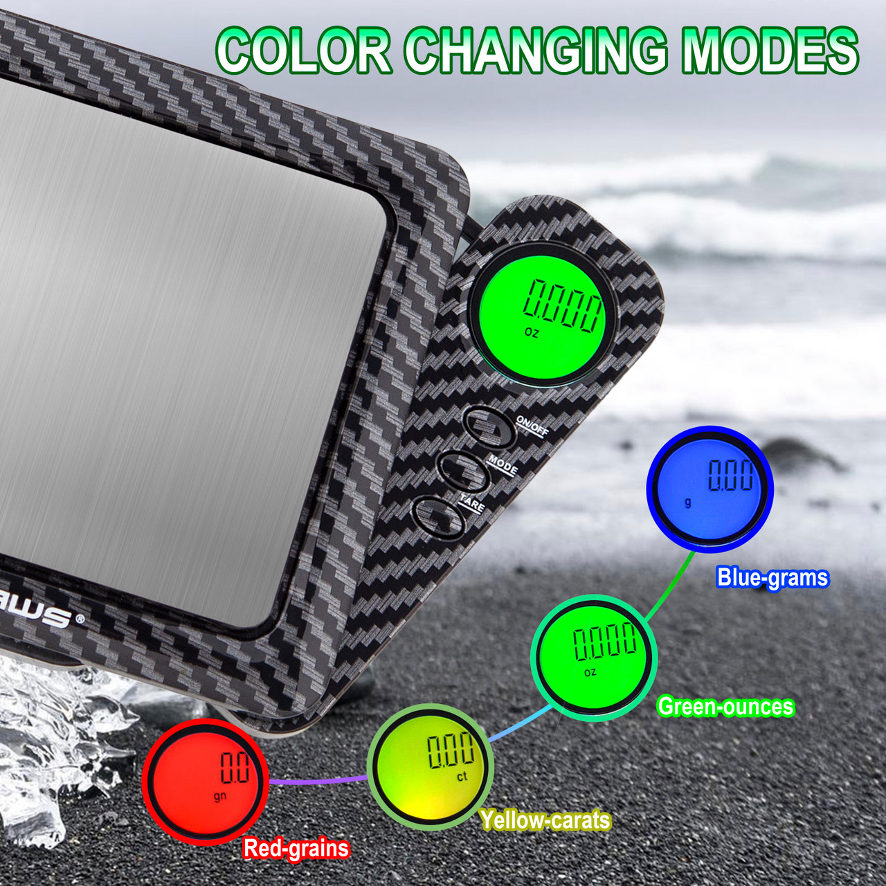 Blade 150g Carbon Fiber Special Edition Digital Pocket Scale Series ...