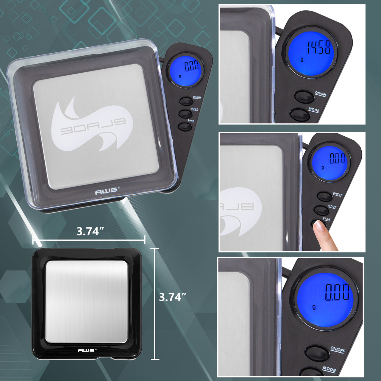 BLADE 150G Digital Pocket Scale Series American Weigh Scales