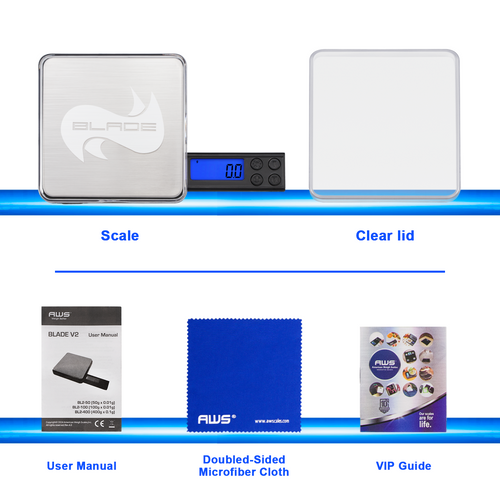 Blade2 400g Digital Pocket Scale - American Weigh Scales
