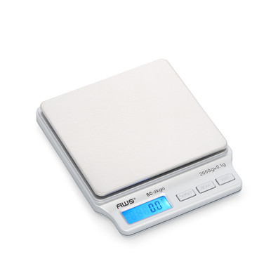 SC2kgA Precision Digital Pocket Scale With Ac Adapter American Weigh Scales