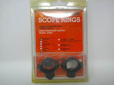 MILLETT SCOPE RINGS-SMOOTH AND HIGH #MLTSR00003