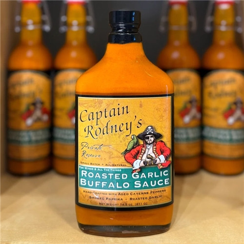Captain Rodney's Private Reserve - Roasted Garlic Buffalo Sauce 15.5oz ...