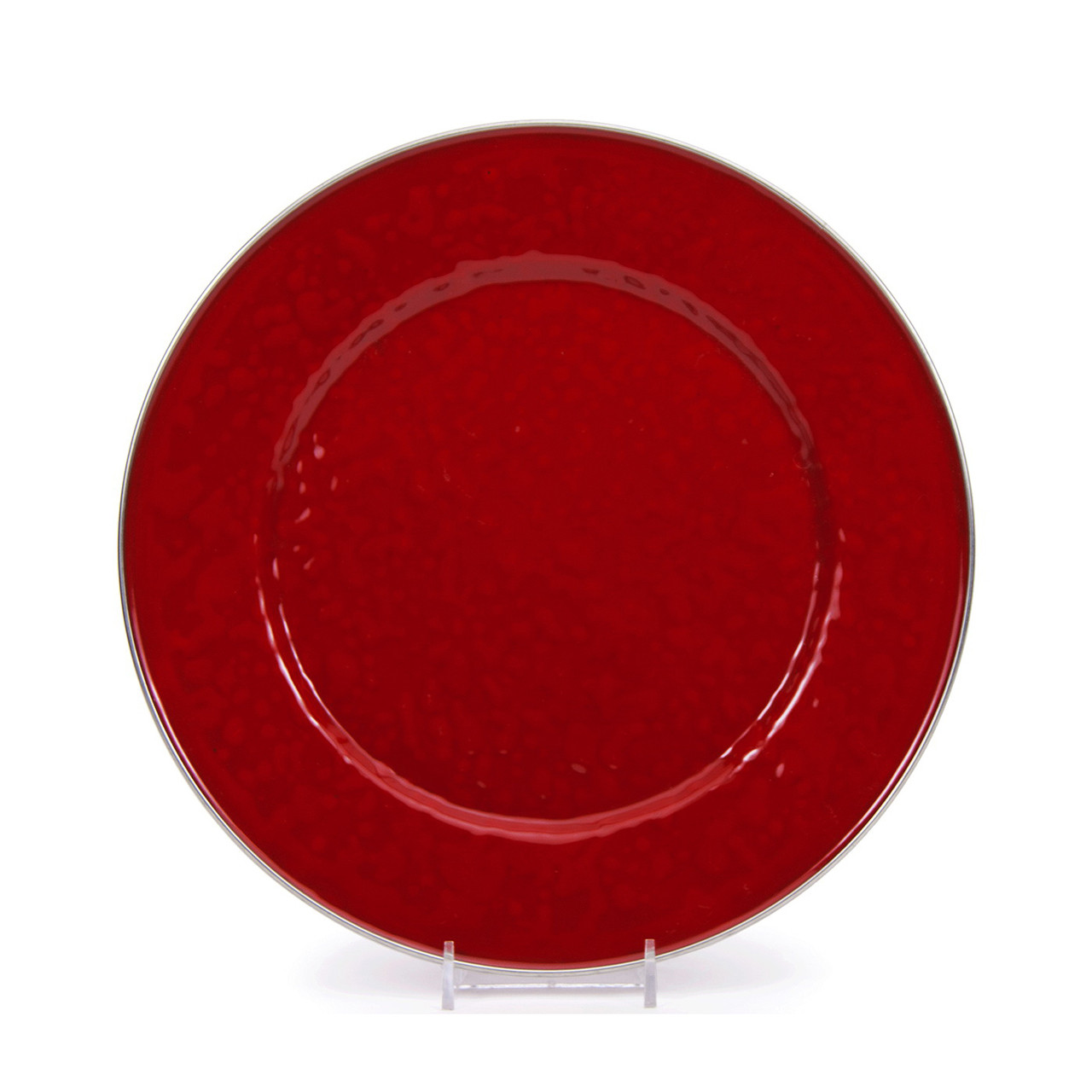 Solid Red Dinner Plate - McClard's Gifts