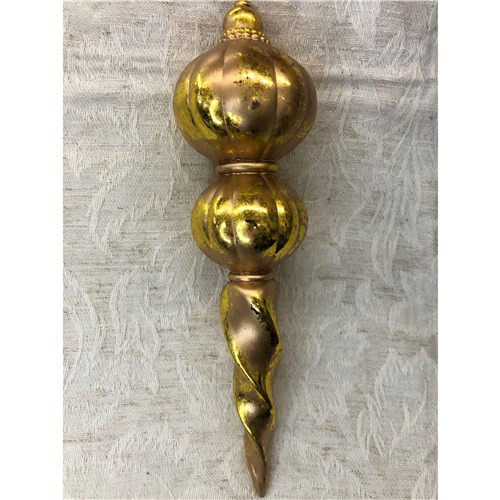 8" Gold Finial Orn - McClard's Gifts