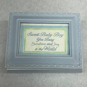 Baby Boy Blue Frame Box - McClard's Gifts