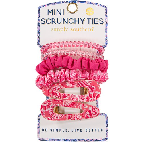 Simply Southern Mini Shell Scrunchy Ties - McClard's Gifts
