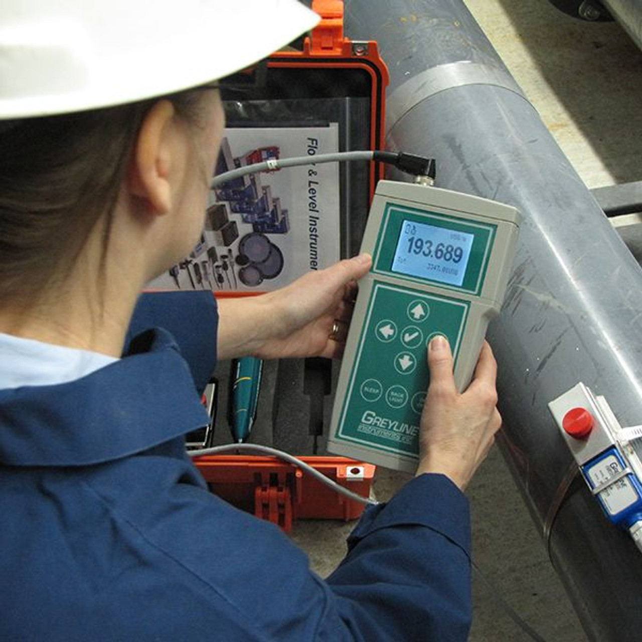 Greyline PDFM 5.1 Portable Ultrasonic Doppler Flow Meter