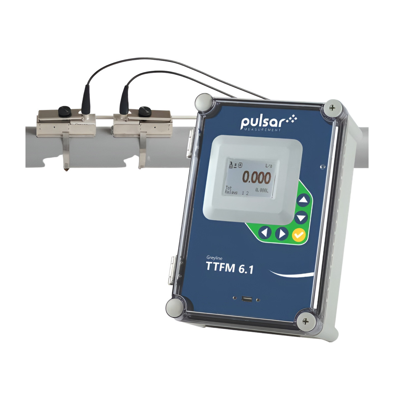 Greyline TTFM 6.1 Ultrasonic Transit Time Flow Meter