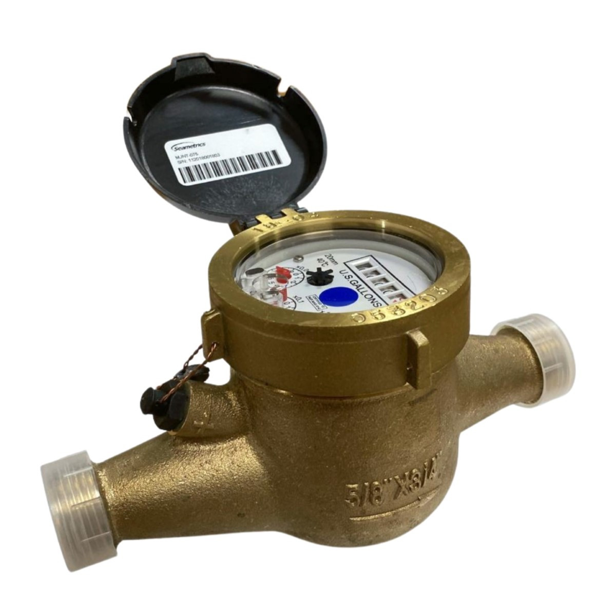 Seametrics MJN Series Potable Water Meter (NSF Certified) Direct Read