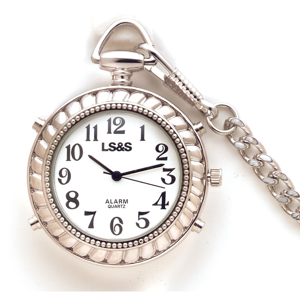 Silver Color Talking Handheld Watch
