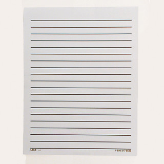 Bold Line Paper, 100 Sheets - Single Sided | LS&S