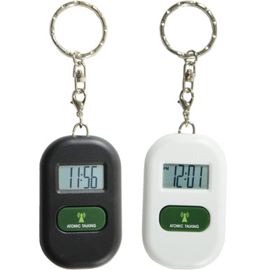 Talking Atomic Keychain Clock | LS&S