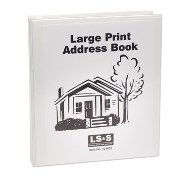 Large Print, Loose Leaf Address Book | LS&S