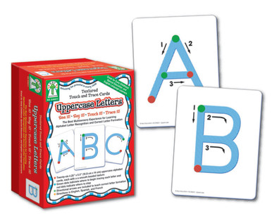 Textured Touch and Trace Cards - Uppercase Letters
