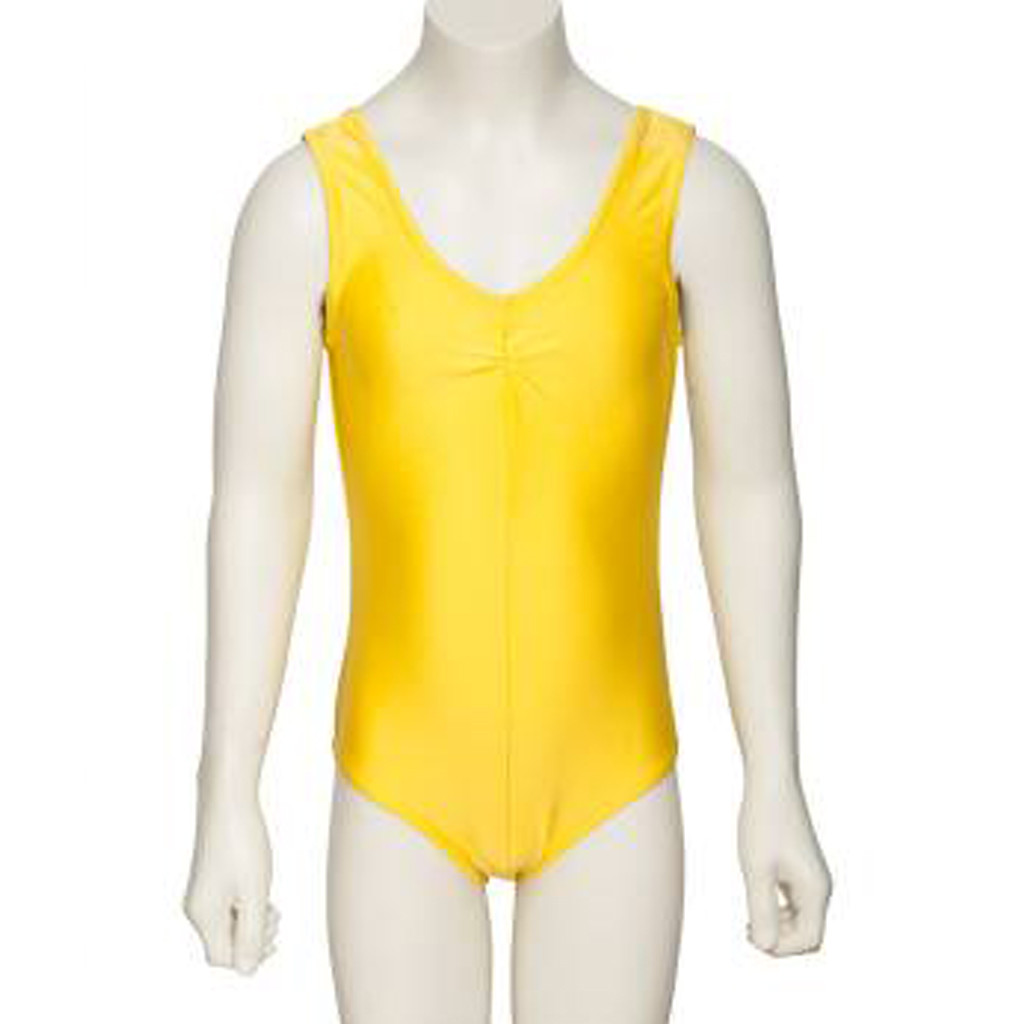 Katz Tank Leotard With Ruched Front Jr - 4 dance europe ltd