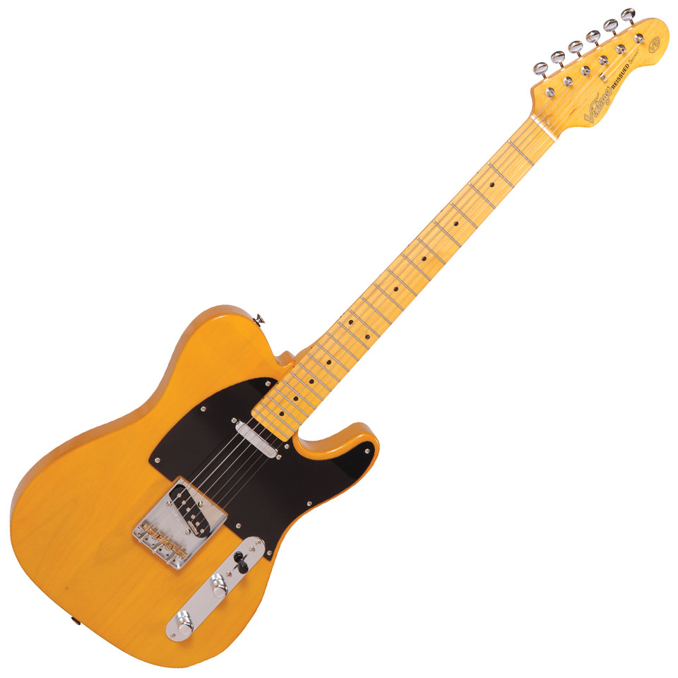 VINTAGE V4 BASS- MAPLE NECK- VINTAGE WHITE In stock and ready to ship ...