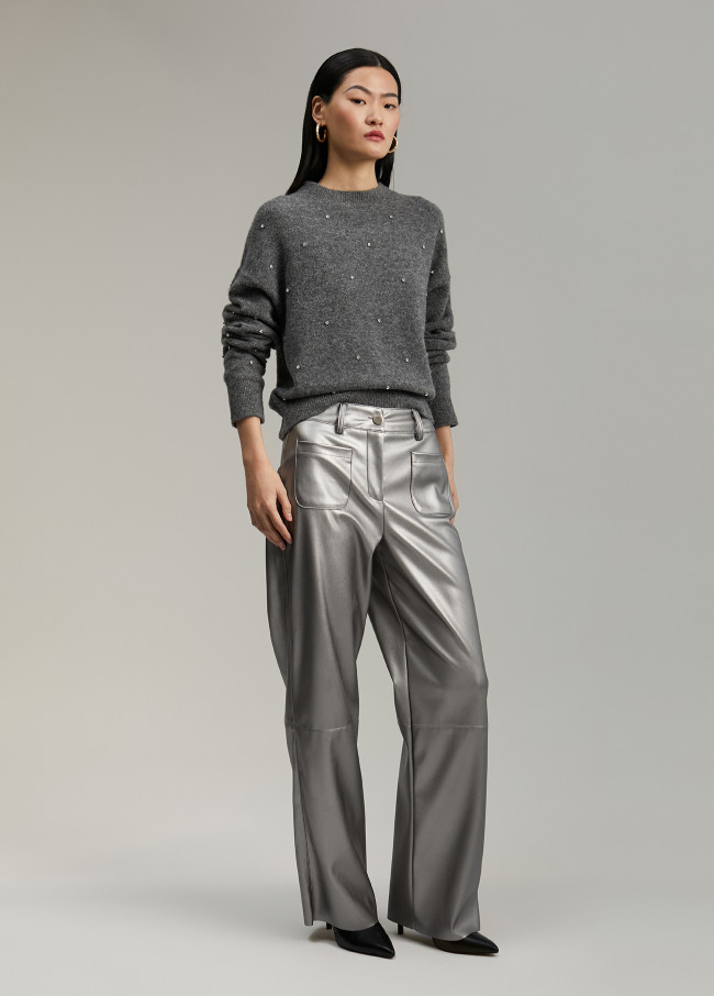 LOLA PANTS SILVER226205 - Tiendas Roma