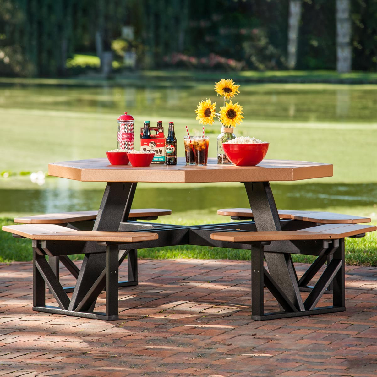 backyard picnic table