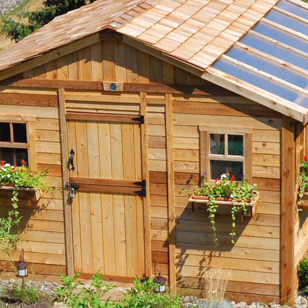 12' x 16' SunShed Garden Shed | Eartheasy.com