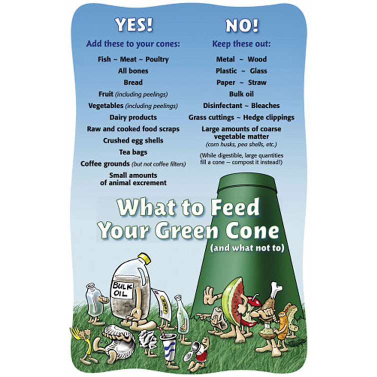 Green Cone Composter & Solar Food Waste Digester - Eartheasy