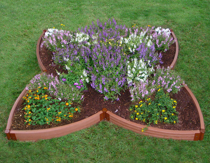 Four Leaf Clover Raised Garden Bed - Eartheasy