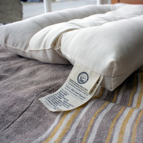 Natural Wool Orthopedic Neck Pillow | Eartheasy.com