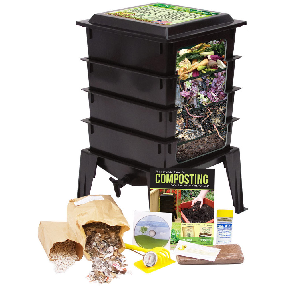 worm composting septic system