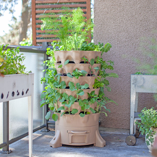 Garden Tower 2 Vertical Garden Planter & Composter - Eartheasy