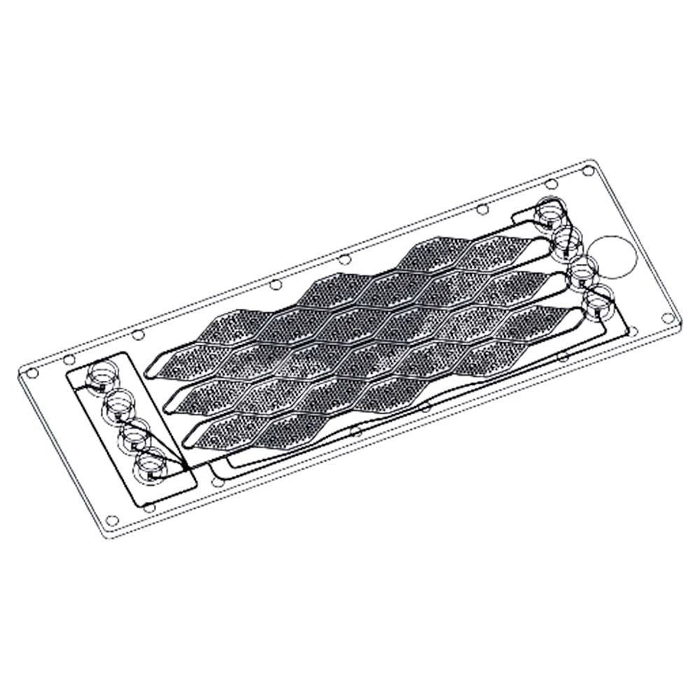 Droplet Generator Chip - Double Emulsion - Mini Luer - Darwin Microfluidics