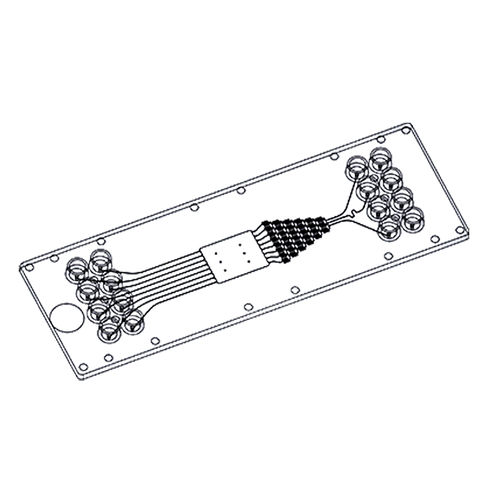 Gradient Generator Chip - Multiple outlets Fluidic 1287 - Darwin ...