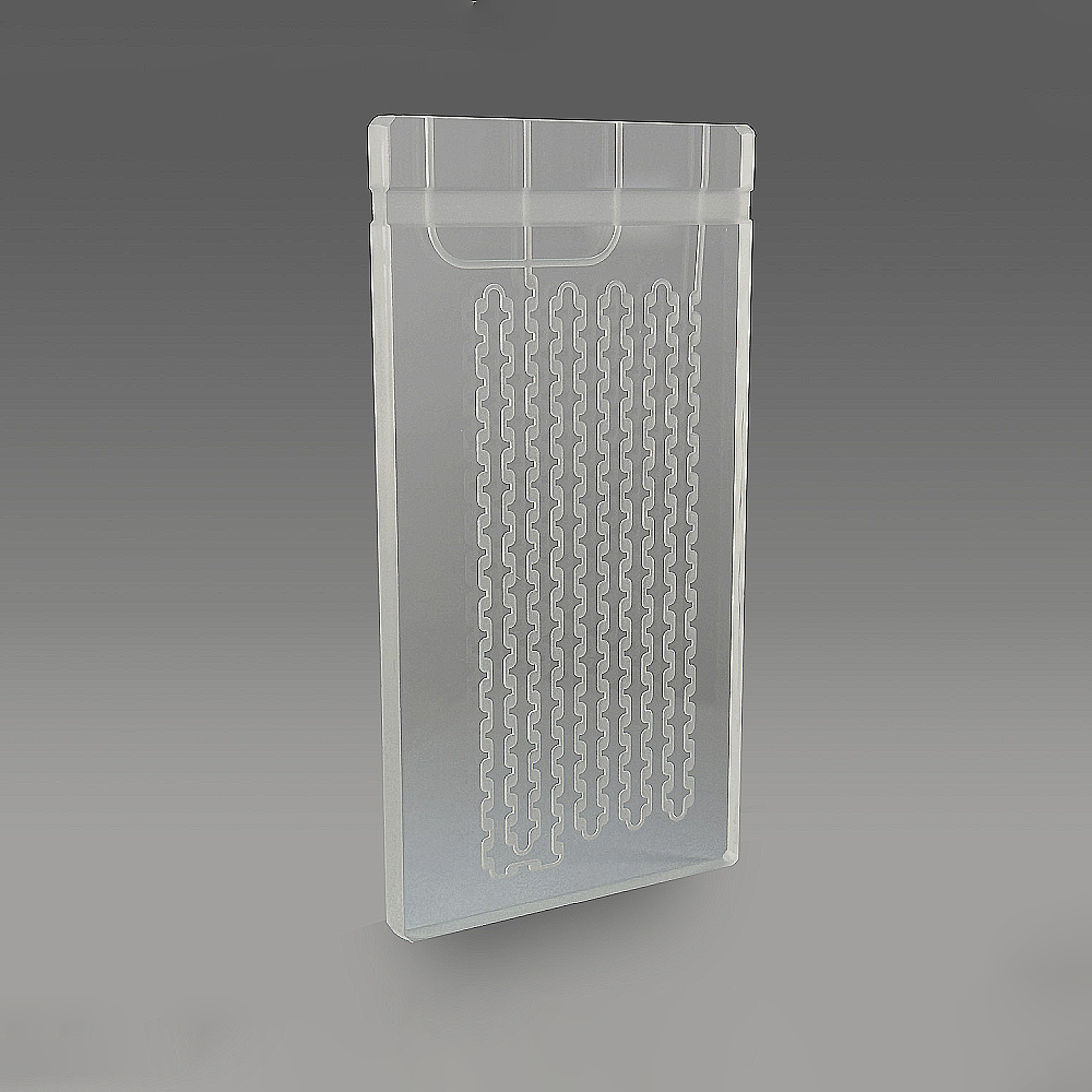 Herringbone Mixer - Glass Chip - Darwin Microfluidics