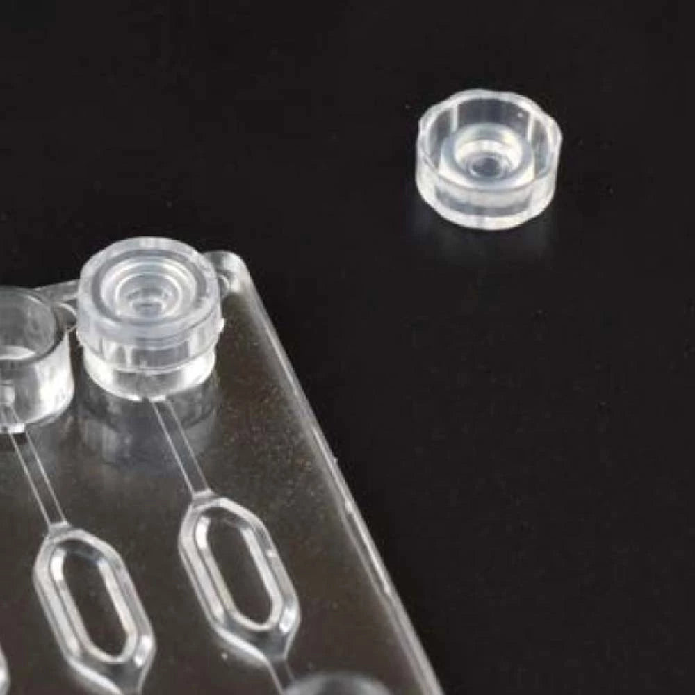 Female Mini Luer Flat Caps (pack of 10) - Darwin Microfluidics