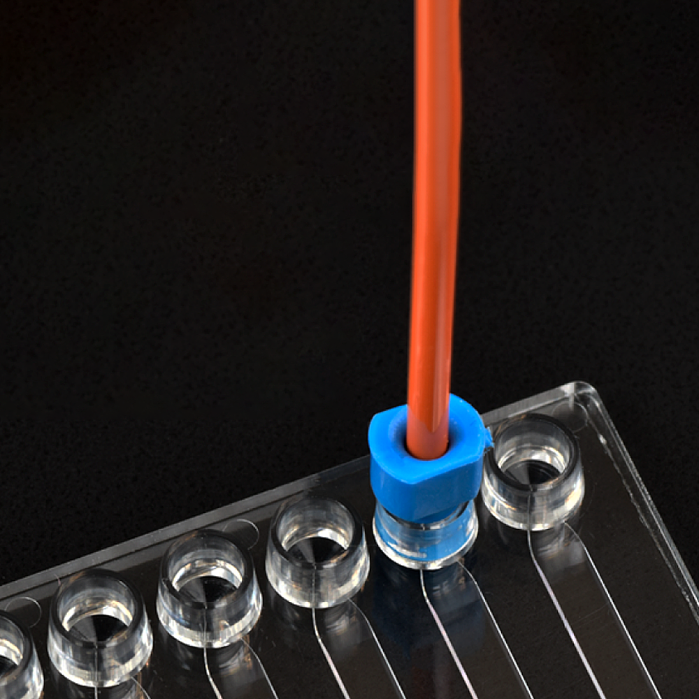 Male Mini Luer Tube Tuck Connectors for 1/16" OD Tubing (pack of 10 ...
