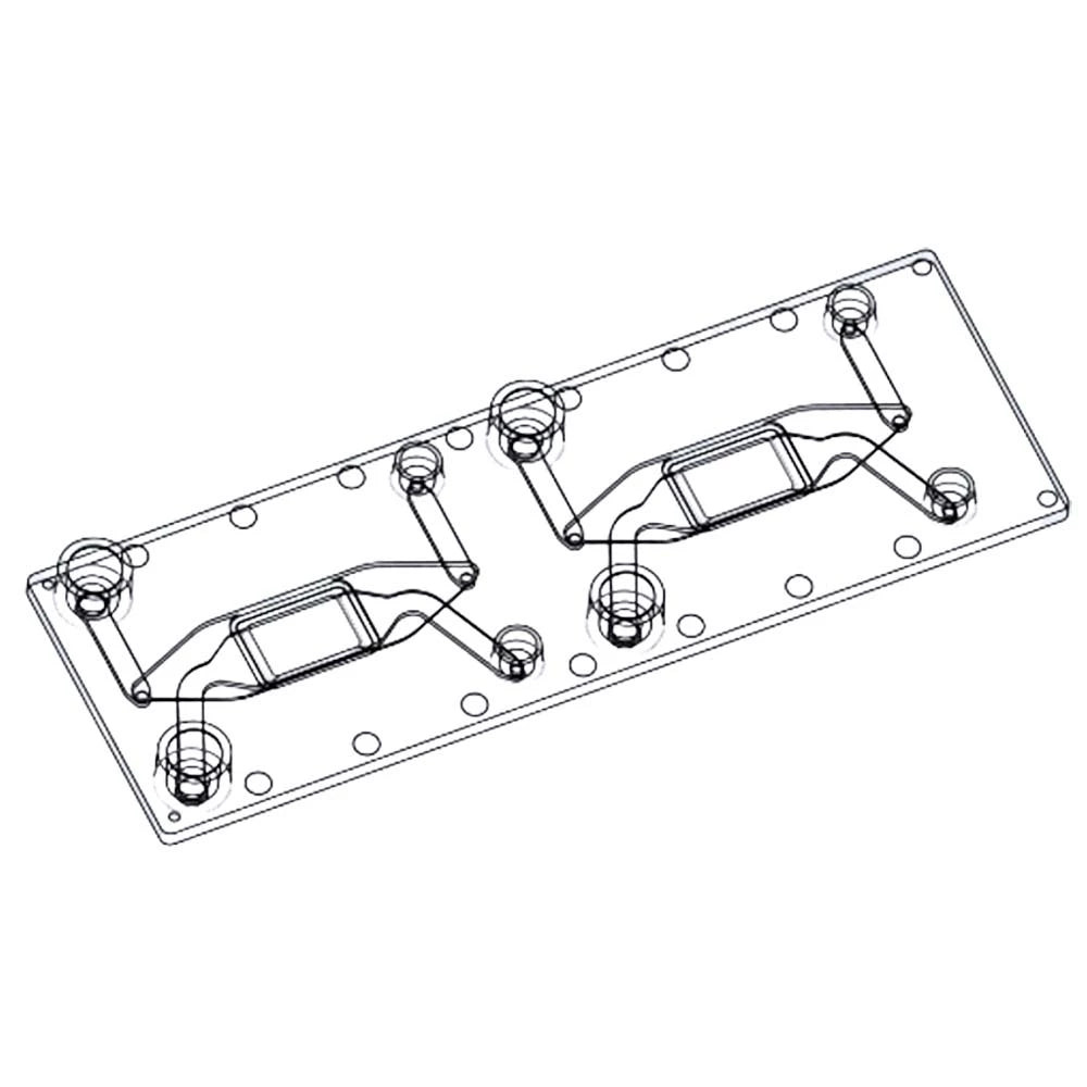 Cross-Flow Membrane Chip - With Luer and Mini Luer interfaces Fluidic ...
