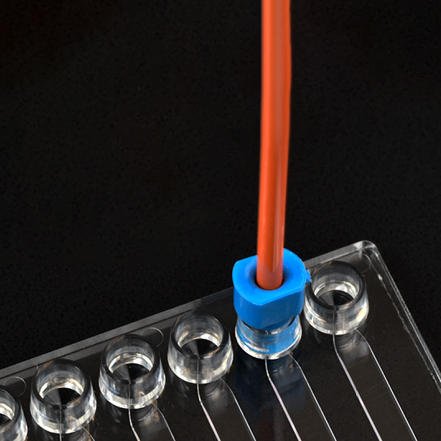 Male Mini Luer Tube Tuck Connectors for 1/16" OD Tubing (pack of 10 ...