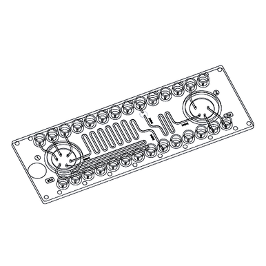 Rotary Valve Chip - Mini Luer - Darwin Microfluidics