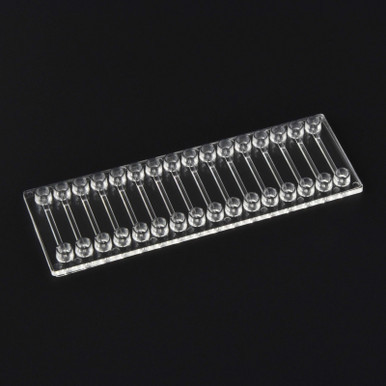 Straight channel chip - H 700 µm W 1250 µm channel Fluidic 558 - Darwin ...