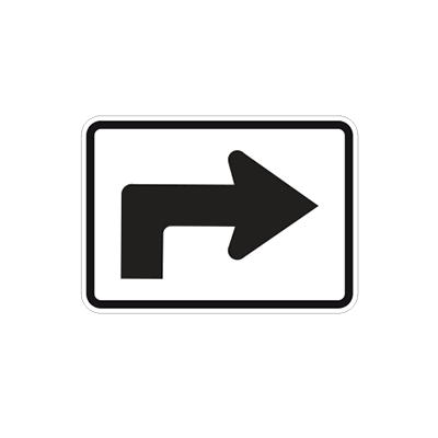 M5-1R - ADVANCE 90 DEGREE RIGHT TURN - 21X15 - U.S. Municipal Supply, LLC