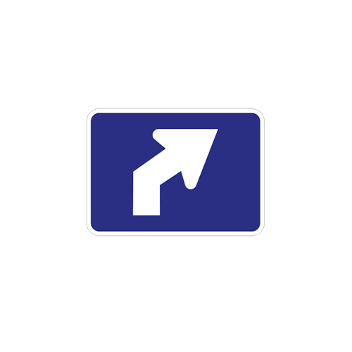 M5-2-1R - INTERSTATE 45 DEGREE RIGHT TURN - 21X15 - U.S. Municipal