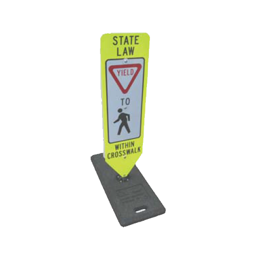 Yield to Pedestrian Crosswalk Kit - U.S. Municipal Supply, LLC