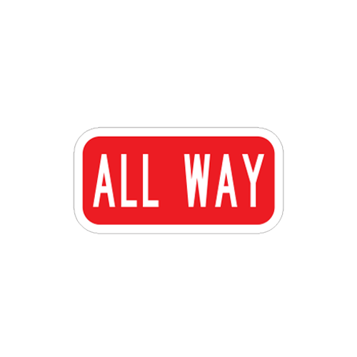 R1-3P - ALL WAY - 18X6 - U.S. Municipal Supply, LLC