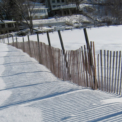 4' x 50' Snow Fence - U.S. Municipal