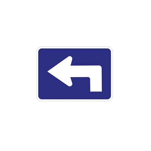 M5-1-1L - INTERSTATE ADVANCE 90 DEGREE LEFT TURN - 21X15 - U.S ...
